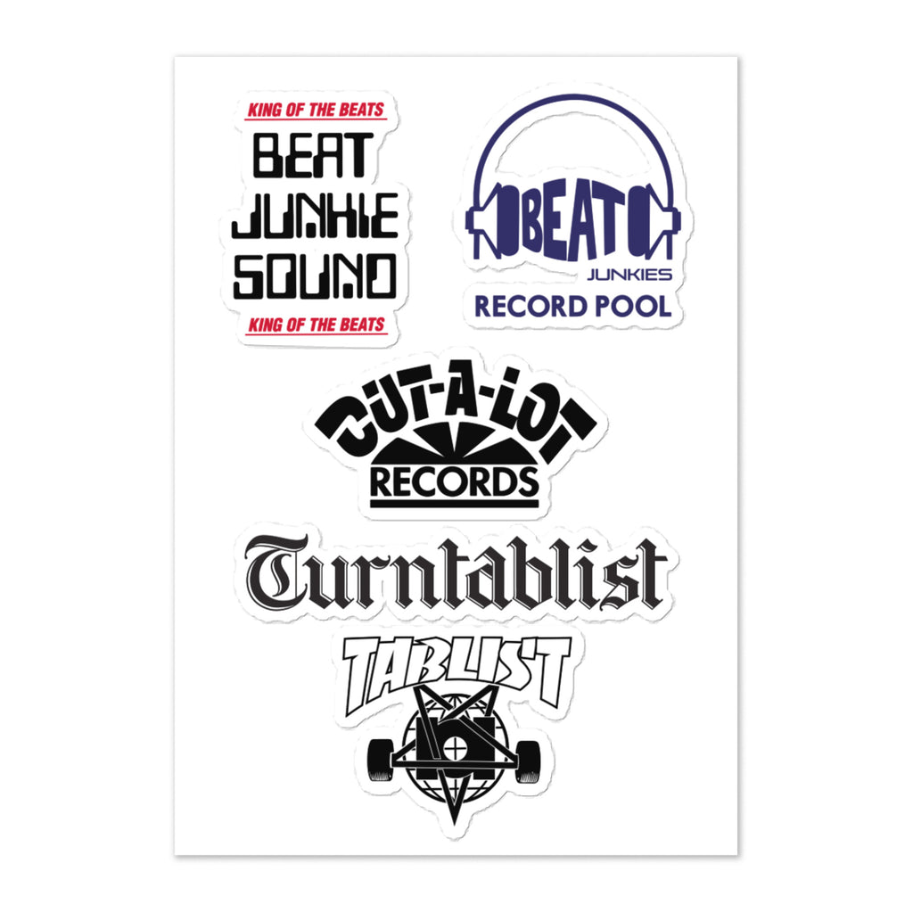 Junkies #4 Sticker sheet – Beat Junkies Store